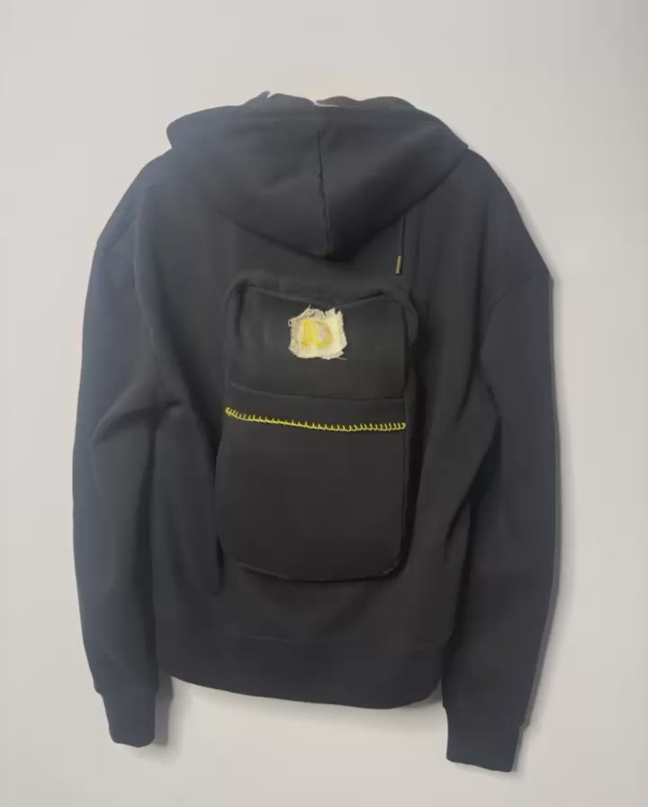 Tejas Handcrafted Oversized Hoodie- Rizz Red – Atached